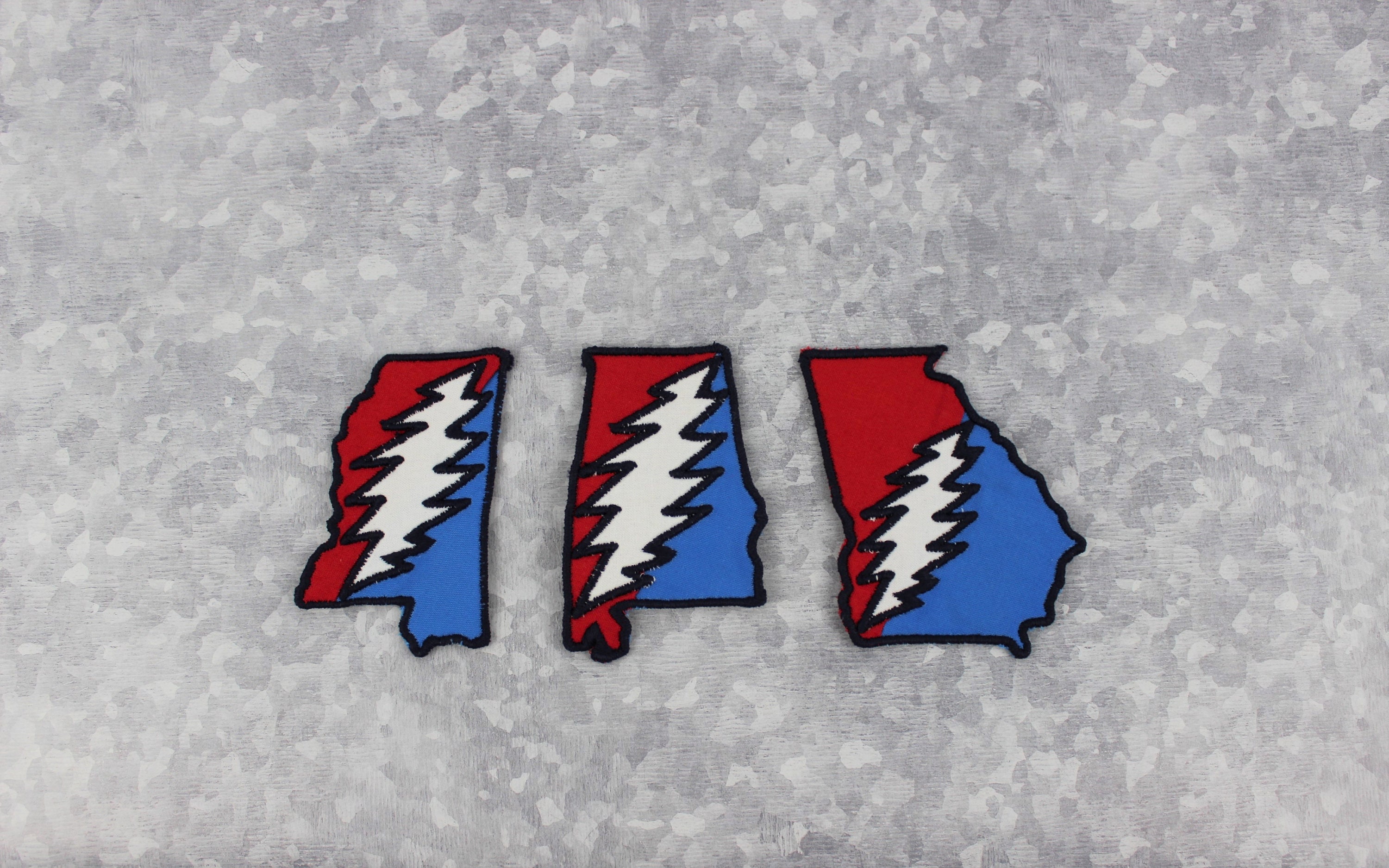 Grateful Dead Mississippi State Bolt Patch 3.5 - Etsy