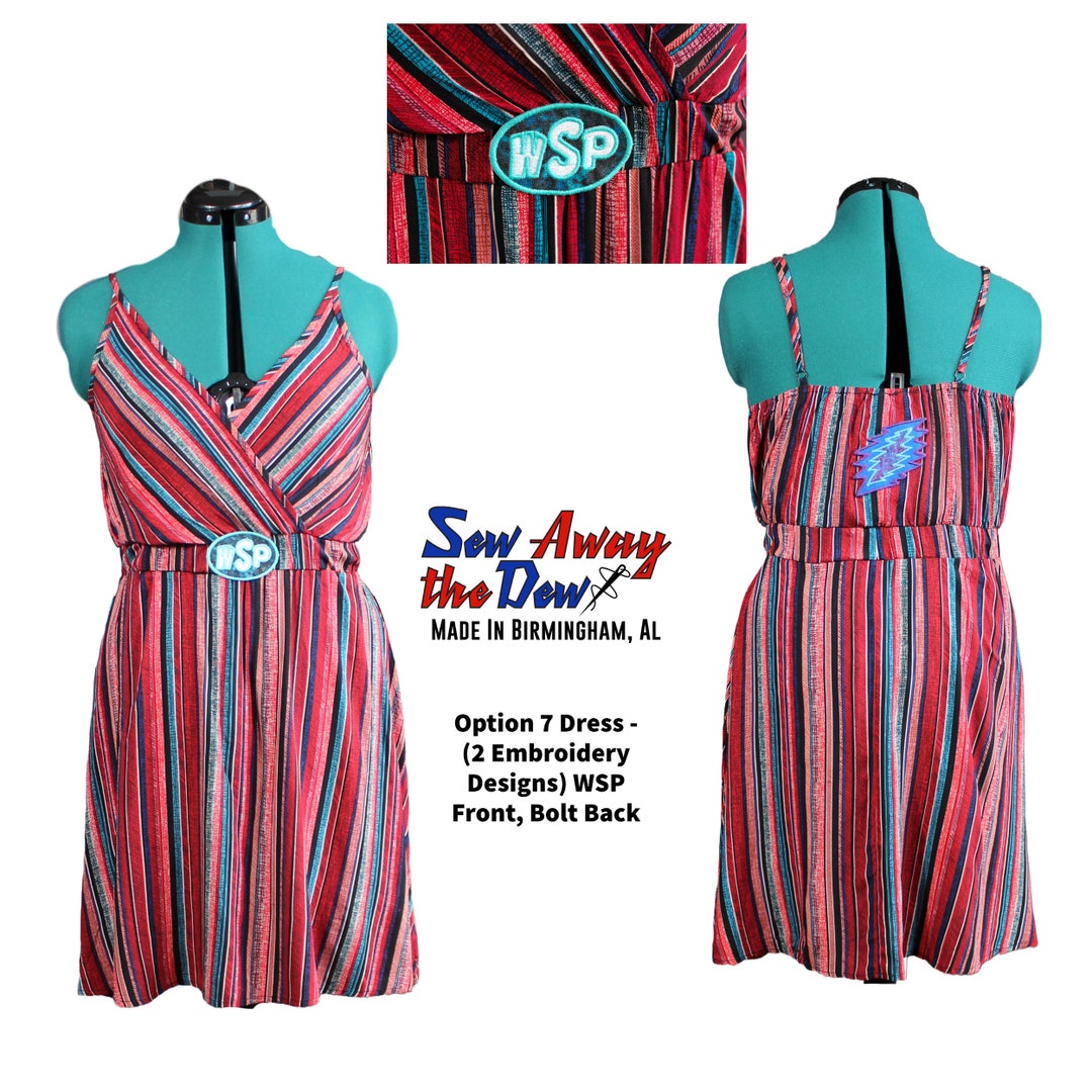 Widespread Panic Dress, Women Wrap Dress, Gift for Women, Deadhead Tank ...