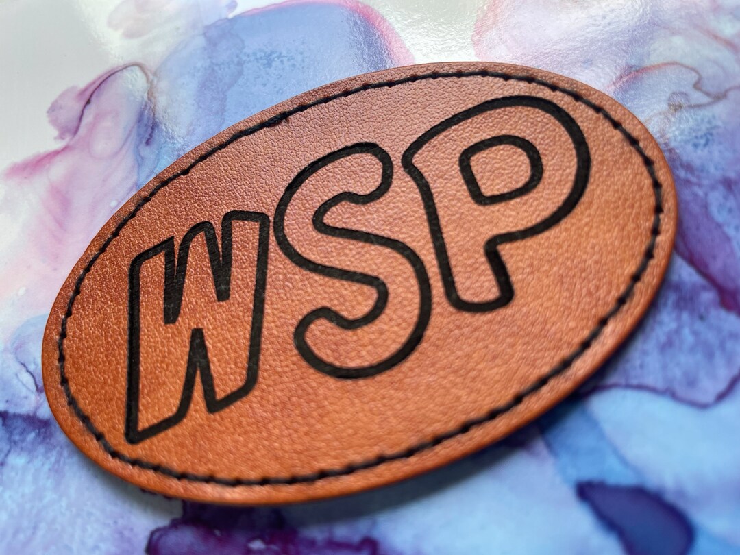 Widespread Panic 3" Patch- Iron On- Leather Patch- WSP Handmade Patch ...