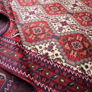 10x20 Extra Large Afghan Rug, Palace Size Turkmen Tribal Oriental ...