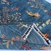 5x6 High-quality Afghan Pictorial Rug, Navy Blue Tree of Life Bird ...