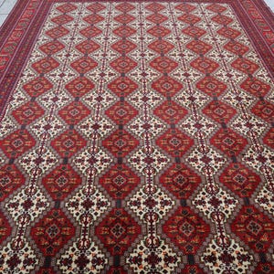 10x20 Extra Large Afghan Rug, Palace Size Turkmen Tribal Oriental ...