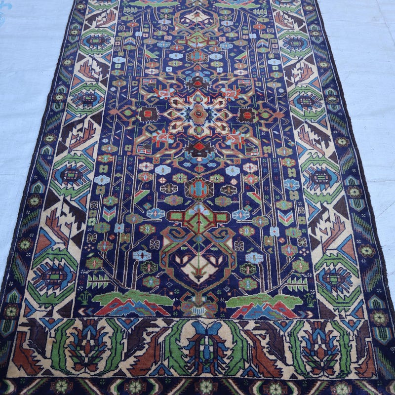 Vintage Heriz Rug 4x8 - Etsy