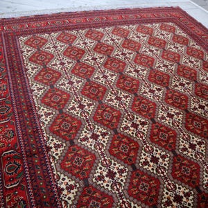 10x20 Extra Large Afghan Rug, Palace Size Turkmen Tribal Oriental ...