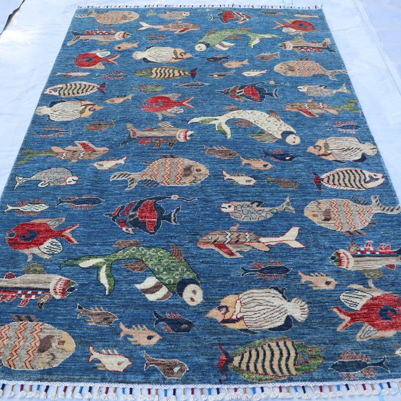 5x8 Play Rug Wool - Etsy