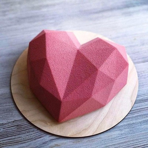 Silicone Cake Heart Shaped Molds - Etsy