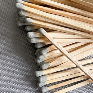50 Match Box 3" Gray Matches and Striker | Matchboxes | Colored Matches ...
