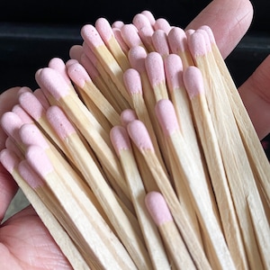 Bulk 3" Pink Matches QTY: 120 to 10,000 | Colored Matches | Candle ...