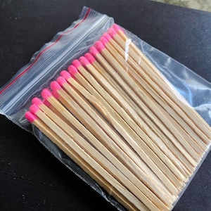 50 Match Box 3" Neon Pink Matches and Striker | Matchboxes | Colored ...