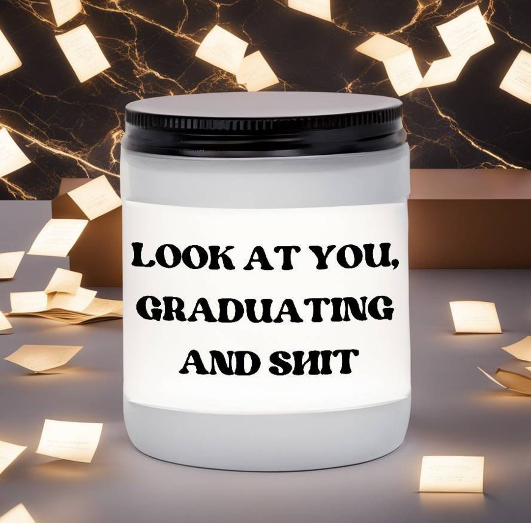 Graduation Gift, Class of 2025, Congratulations Candle, Graduation ...