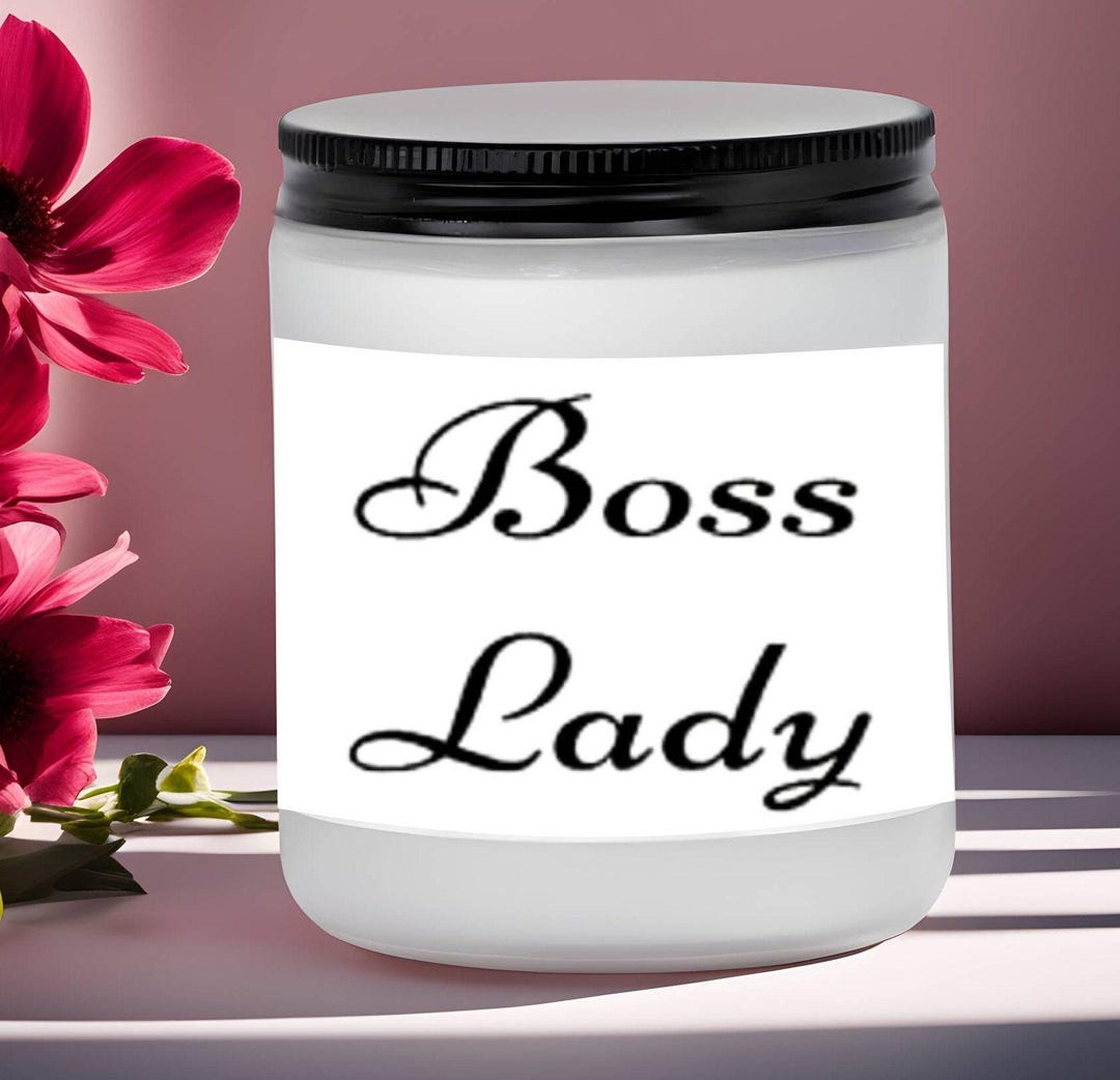 Boss Lady Candle, Soy Candles, Office Decor, Boss Gifts, Boss Lady ...