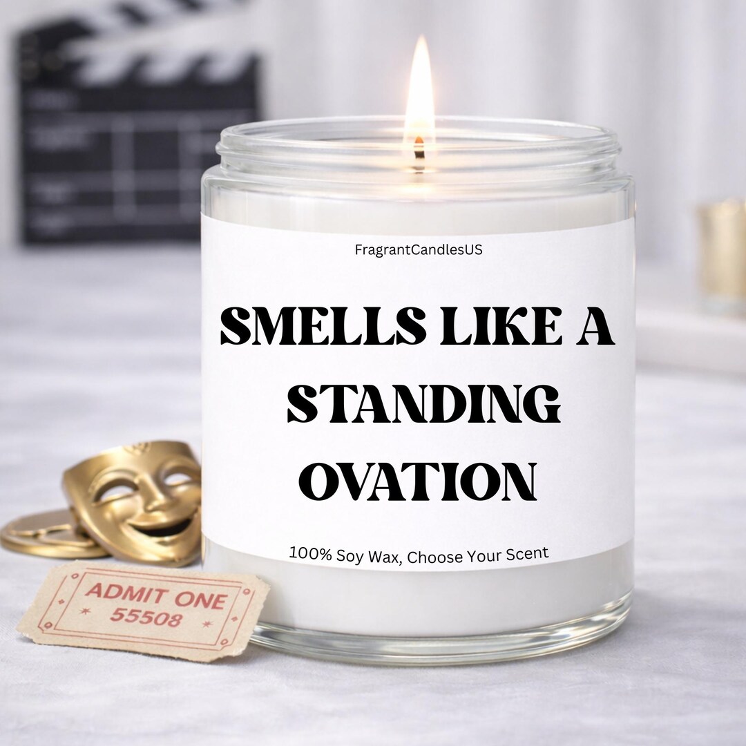 Standing Ovation Candle – Smells Like Applause, Performer Gift for ...