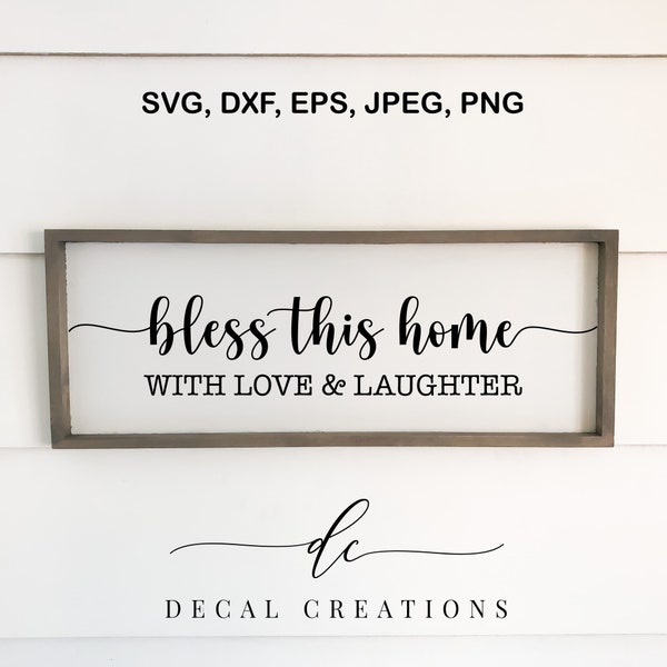 Bless This Home Sign - Etsy