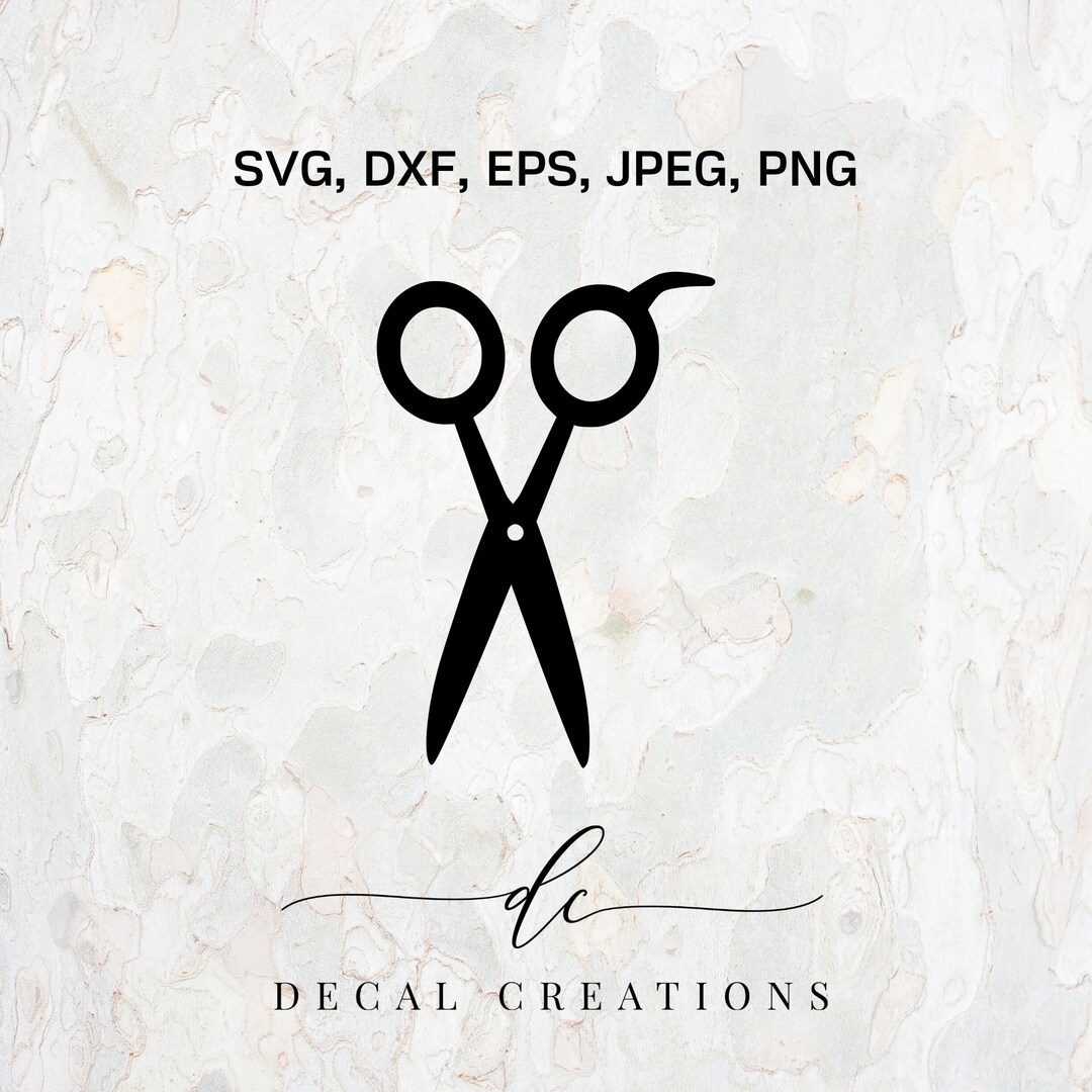 BUY 3 GET 1 FREE.. Scissors Hairdressing Craft Silhouette Clipart ...
