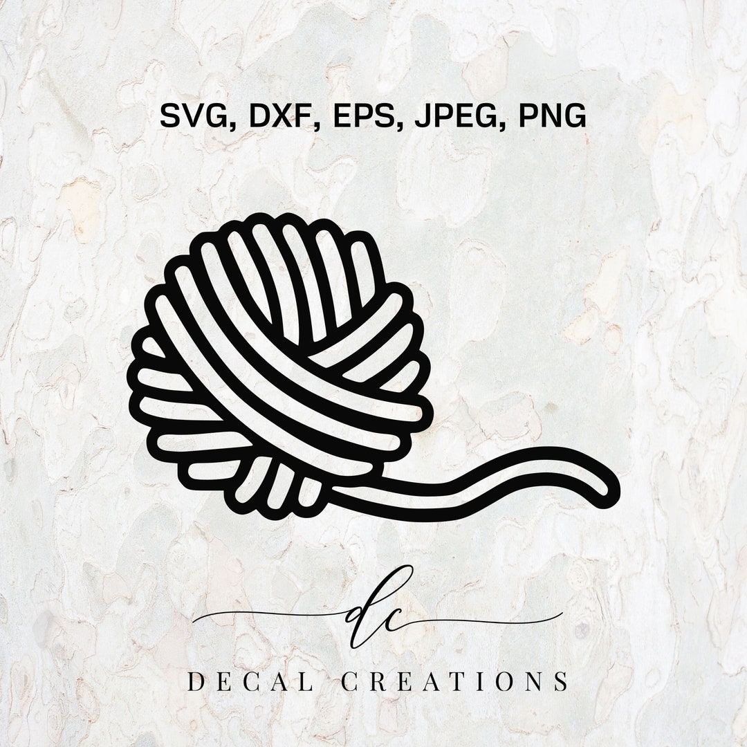 BUY 3 GET 1 Free..yarn Wool Ball Knitting Crochet Silhouette Clipart ...