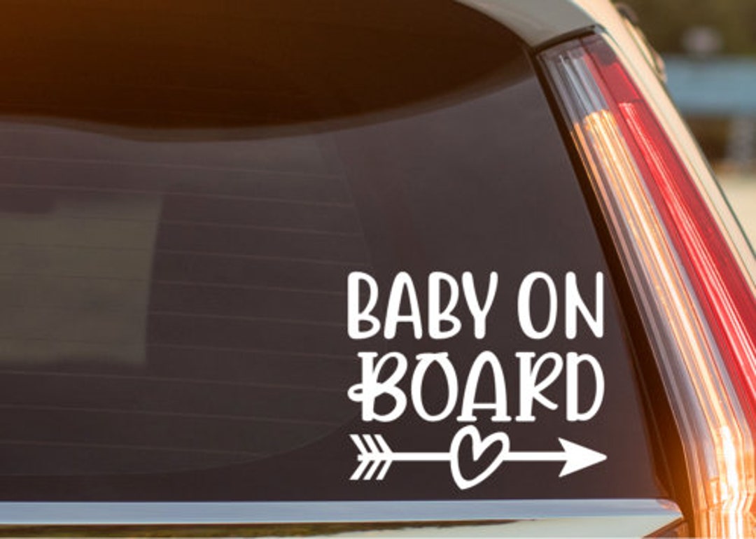 20 Colours Baby on Board, Vinyl Decal, Kids on Board, Sticker, Car ...