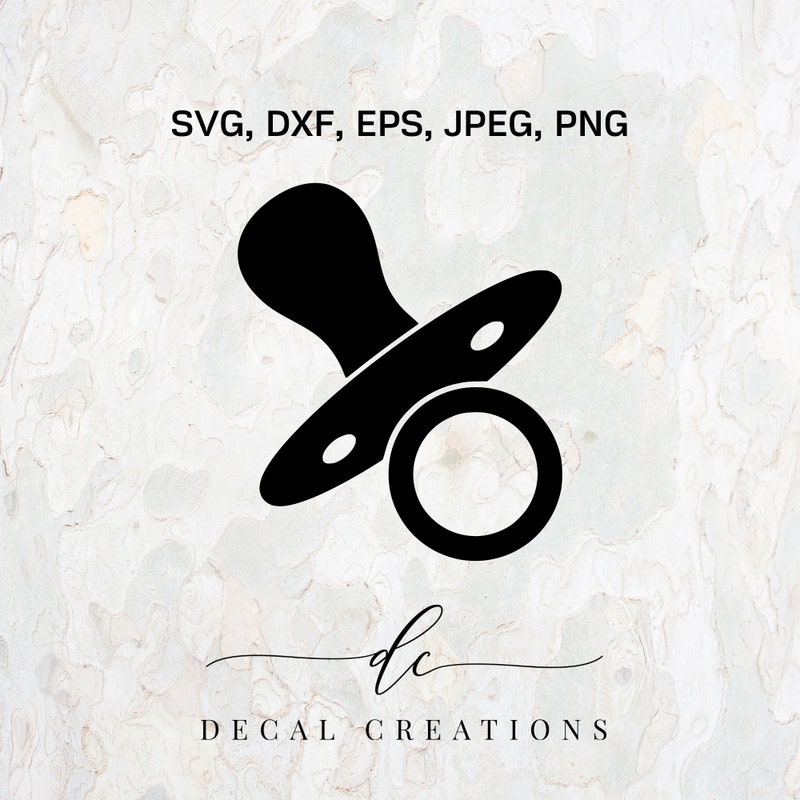 Baby Die Cuts Pacifier - Etsy