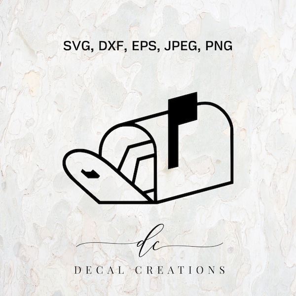 Mailbox Decal Svg - Etsy