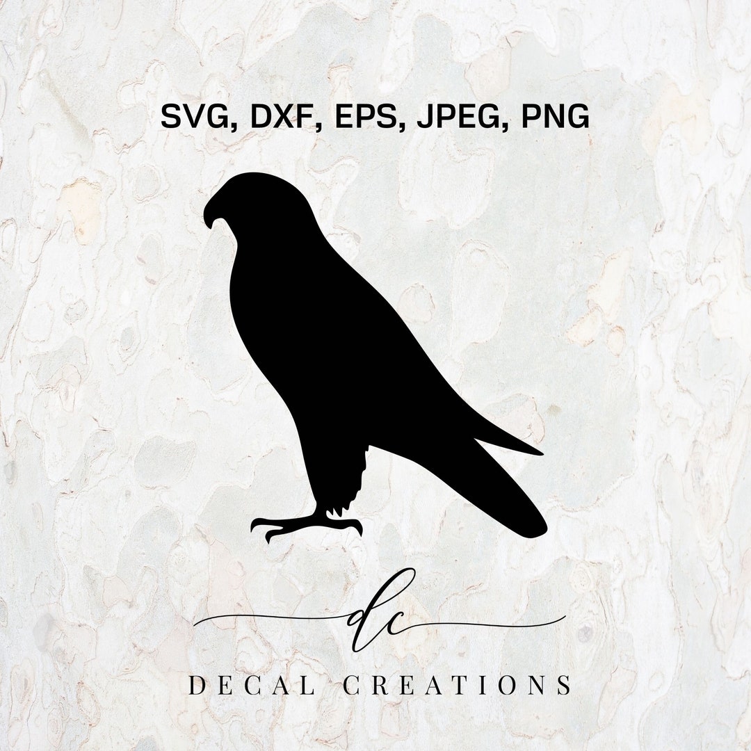 BUY 3 GET 1 FREE.. Falcon Bird Animal Clipart Digital Cut File Design ...