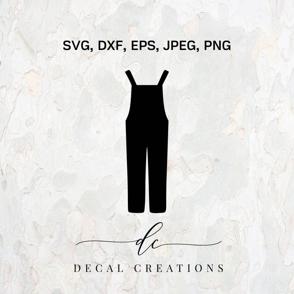 Overalls Svg - Etsy