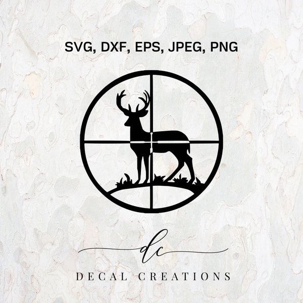 Deer With Scope Svg - Etsy