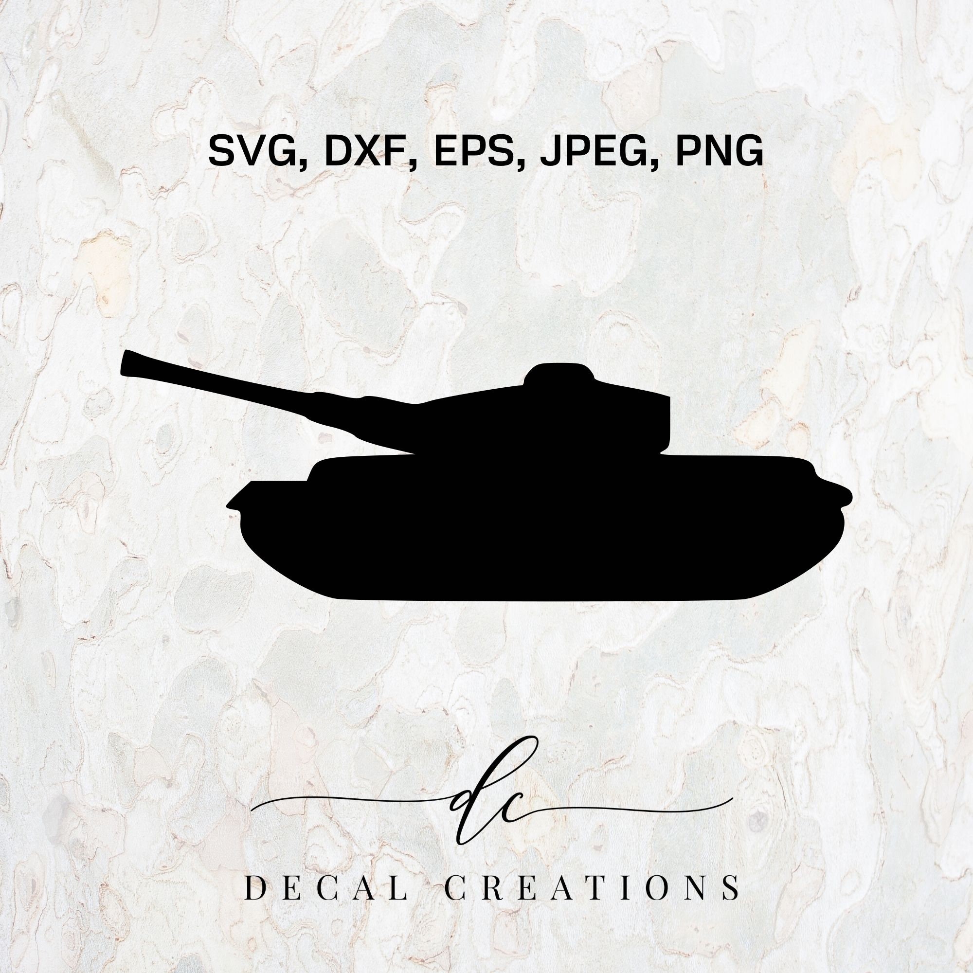 BUY 3 GET 1 FREE.. Army Tank Military Vehicle Silhouette Clipart ...