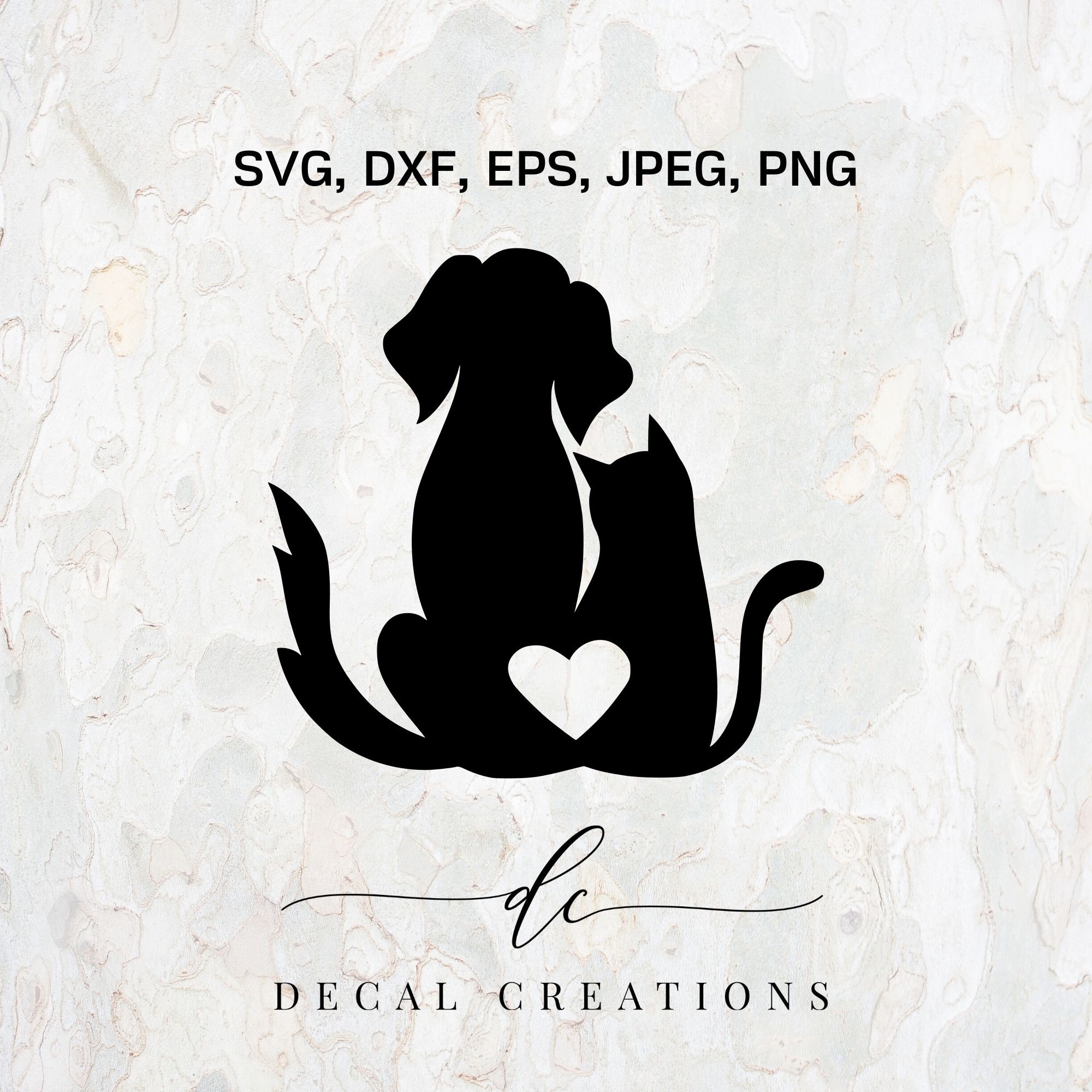 Free Dog And Cat Together Clipart