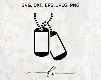 Dog Tag SVG File Dog Tag DXF Dog Tag Png Dog Tags Svg - Etsy Canada