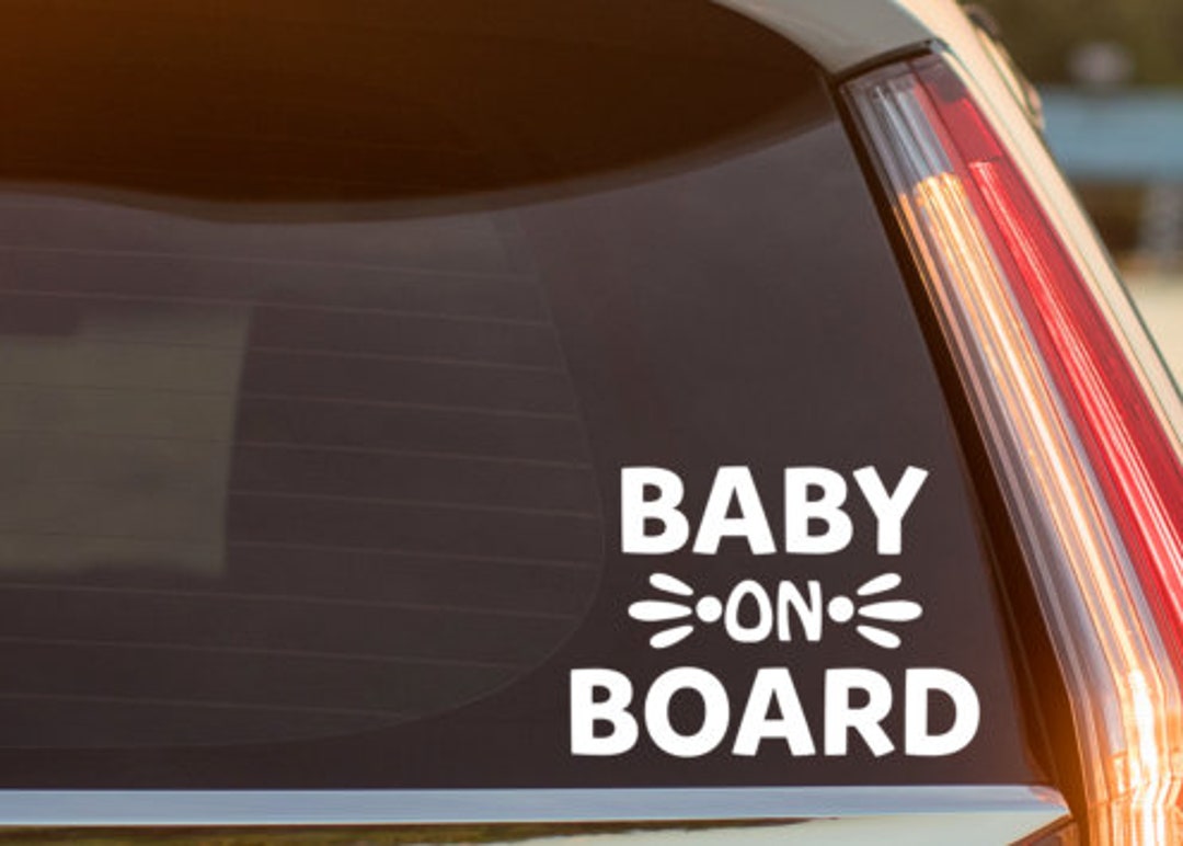 20 Colours Baby on Board, Vinyl Decal, Kids on Board, Sticker, Car ...