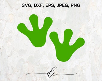 Frog Foot Vector - Etsy Australia