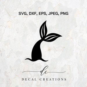 BUY 3 GET 1 Free..mermaid Tail Splash Wave Silhouette Clipart Digital ...