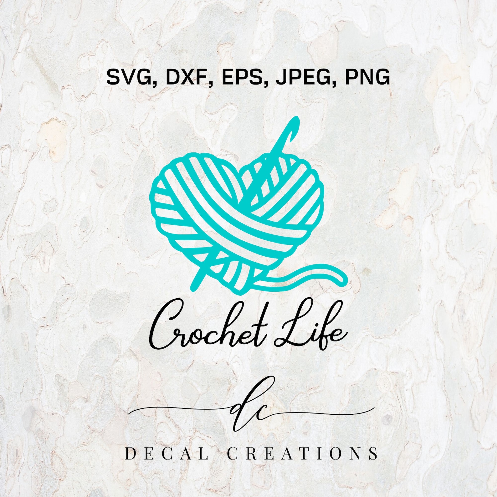 BUY 3 GET 1 Free..crochet Life Silhouette Clipart Digital Cut File ...