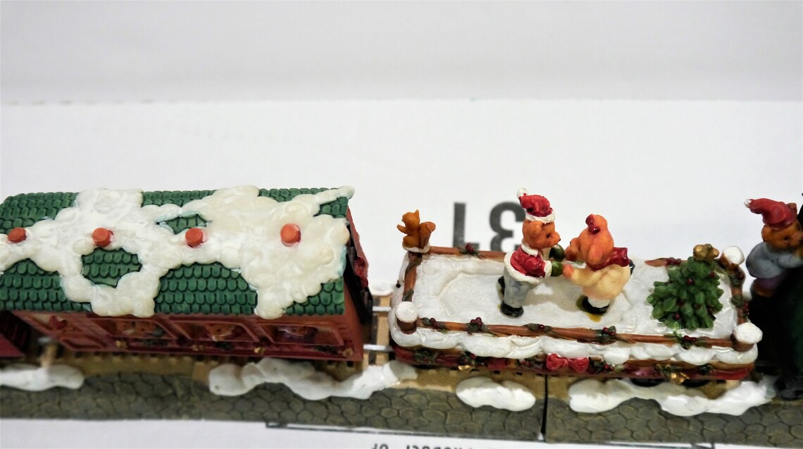 Vintage Collection North Pole Express Mini Teddy Train Set - Etsy UK