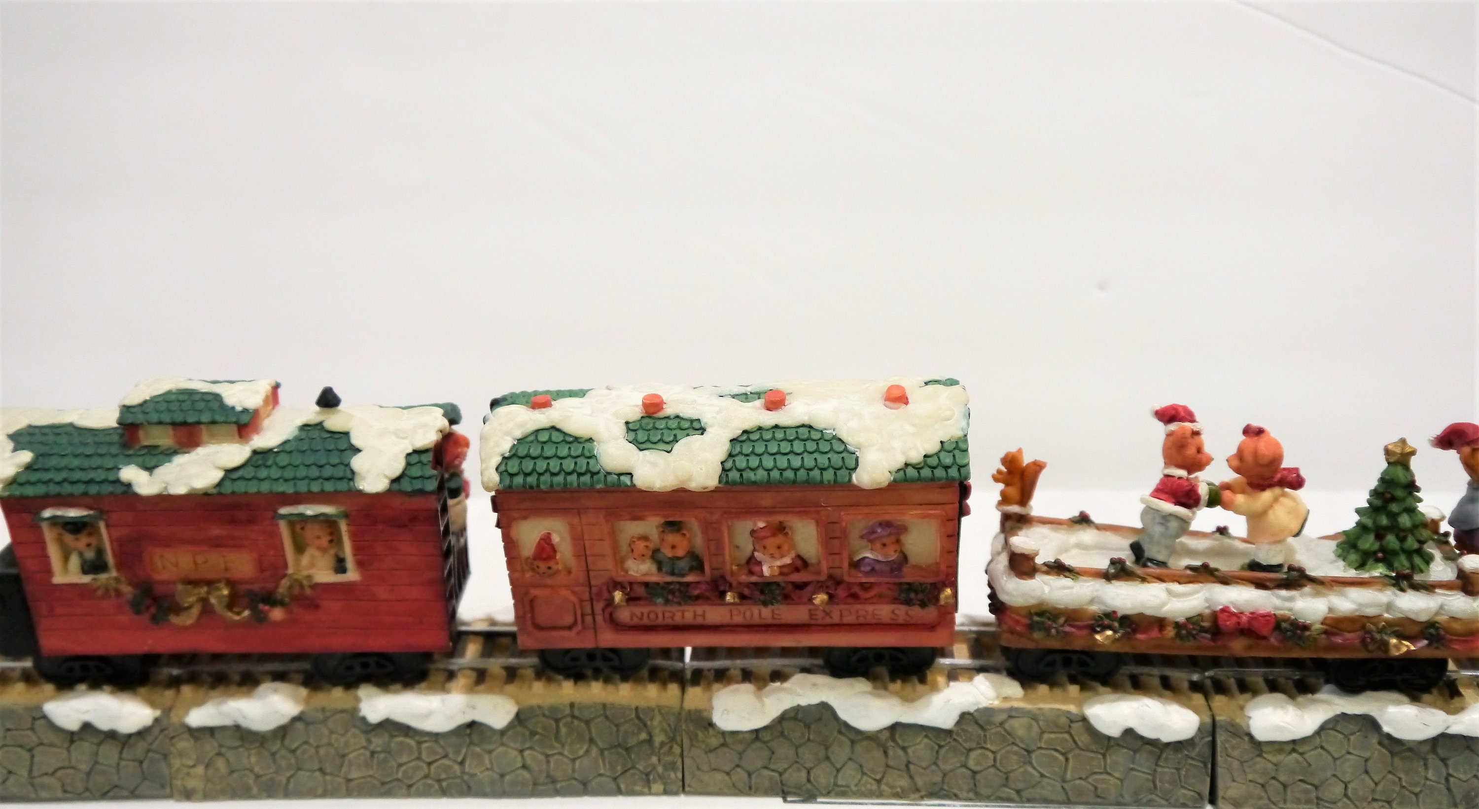 Vintage Collection North Pole Express Mini Teddy Train Set - Etsy UK