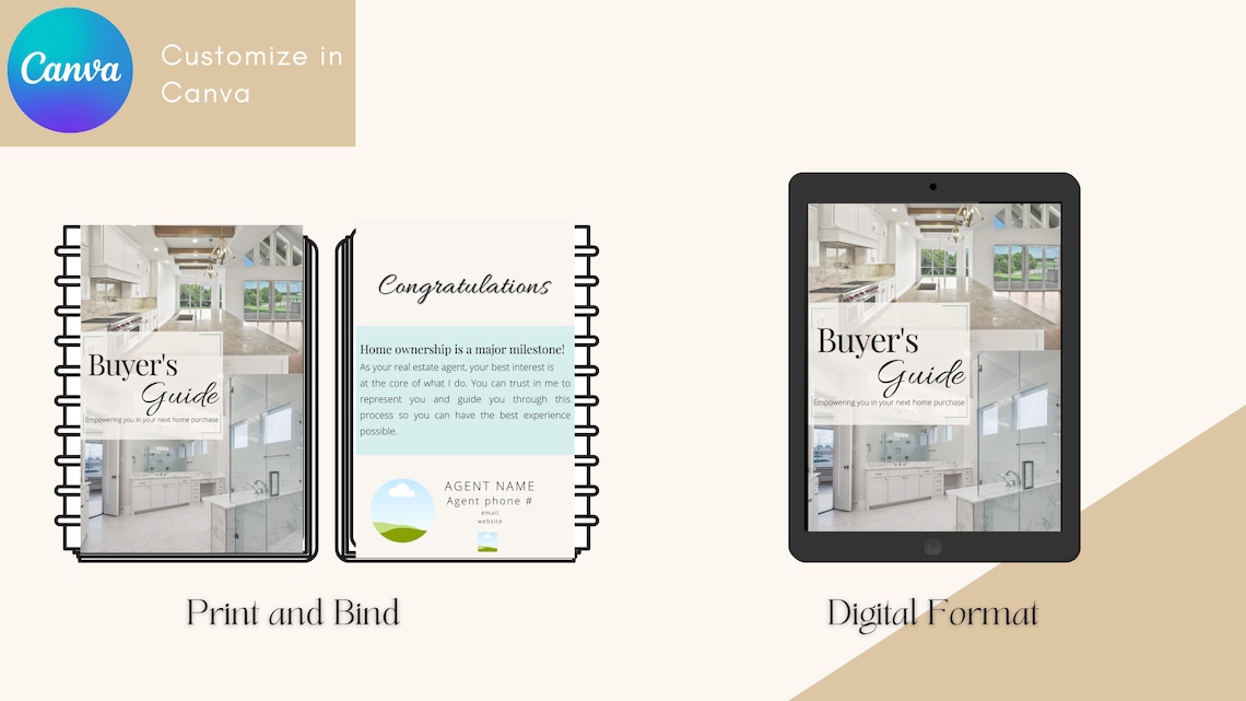 Real Estate Buyer Presentation Real Estate Buyer Guide - Etsy