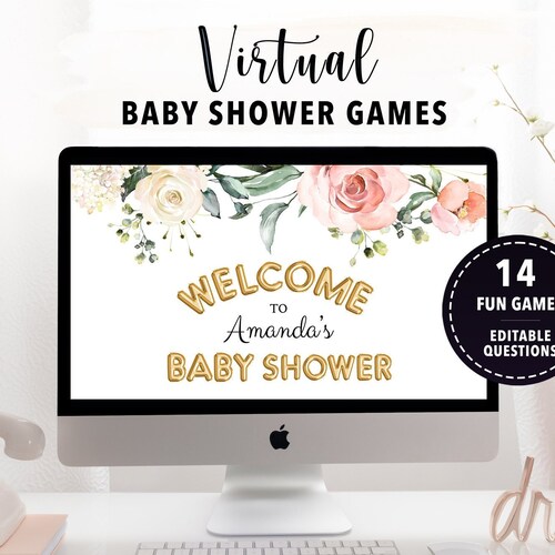 Virtual Baby Shower Games Powerpoint Baby Shower Games - Etsy Canada