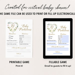 Virtual Baby Shower Full Bundle, Virtual Baby Shower Invitation ...
