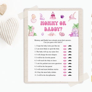 14 Girl Dinosaur Baby Shower Games Girl Dino Baby Shower Games Pink ...