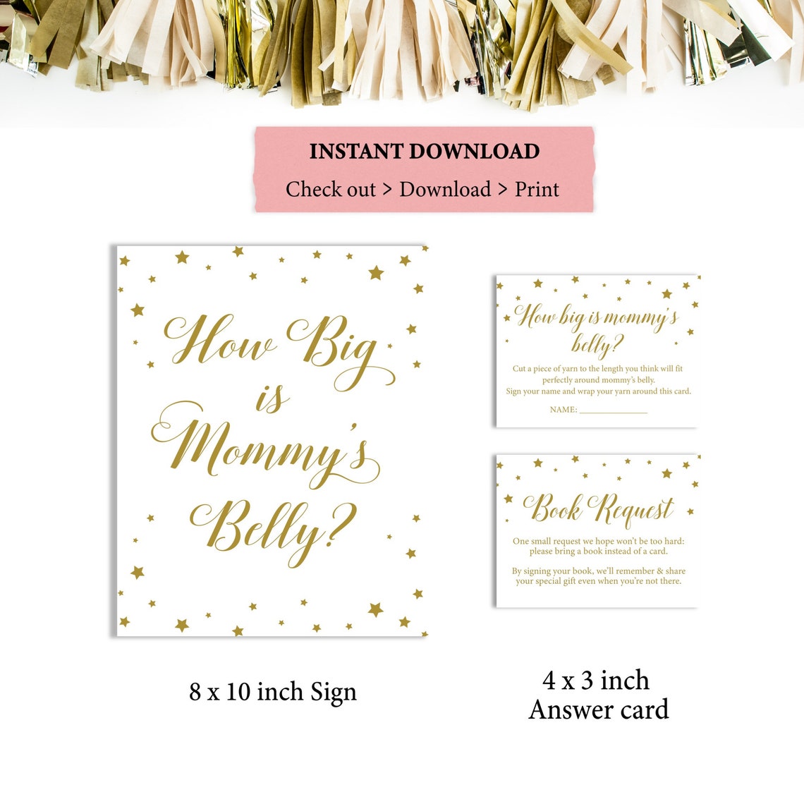 Star Baby Shower Games Bundle Baby Shower Games Baby Shower - Etsy