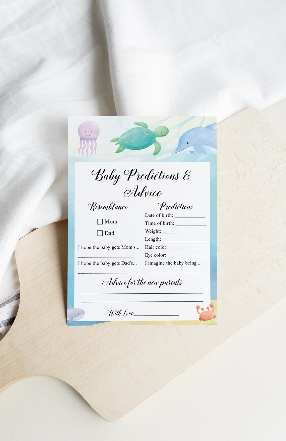 14 Under the Sea Baby Shower Games Ocean Baby Shower Games | Etsy