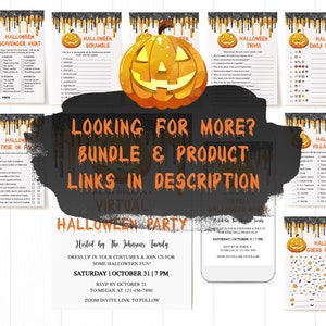 Halloween Movie Emoji Pictionary, Virtual Halloween Games, Family ...