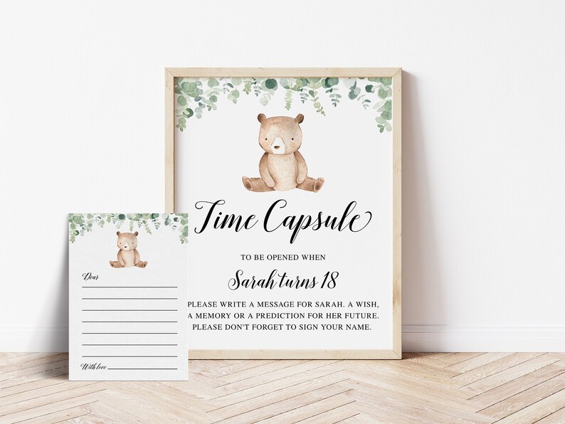 Time Capsule Baby Shower Time Capsule 1st Birthday Time | Etsy