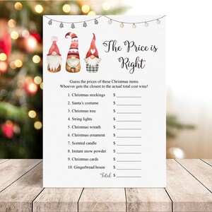 Christmas the Price is Right, Christmas Games, Office Christmas Games ...