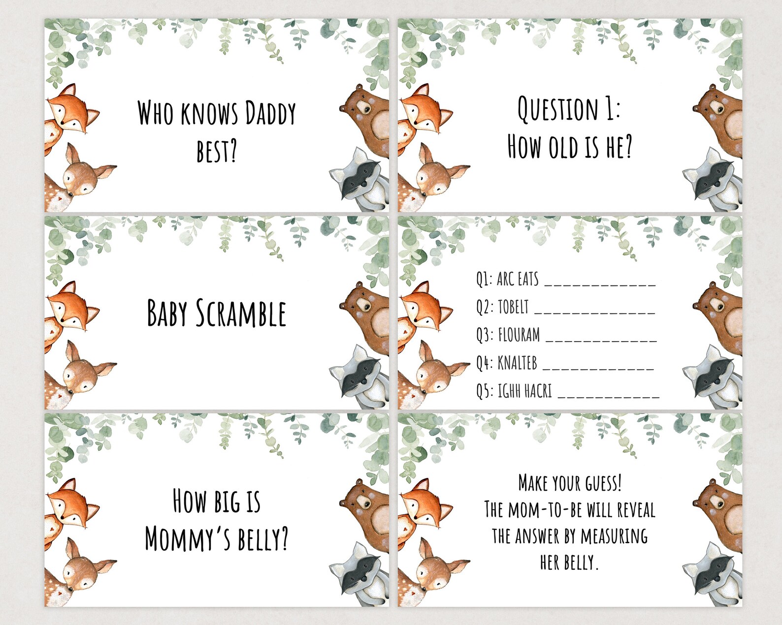 Virtual Baby Shower Games, Virtual Baby Shower, Zoom Baby Shower Games ...