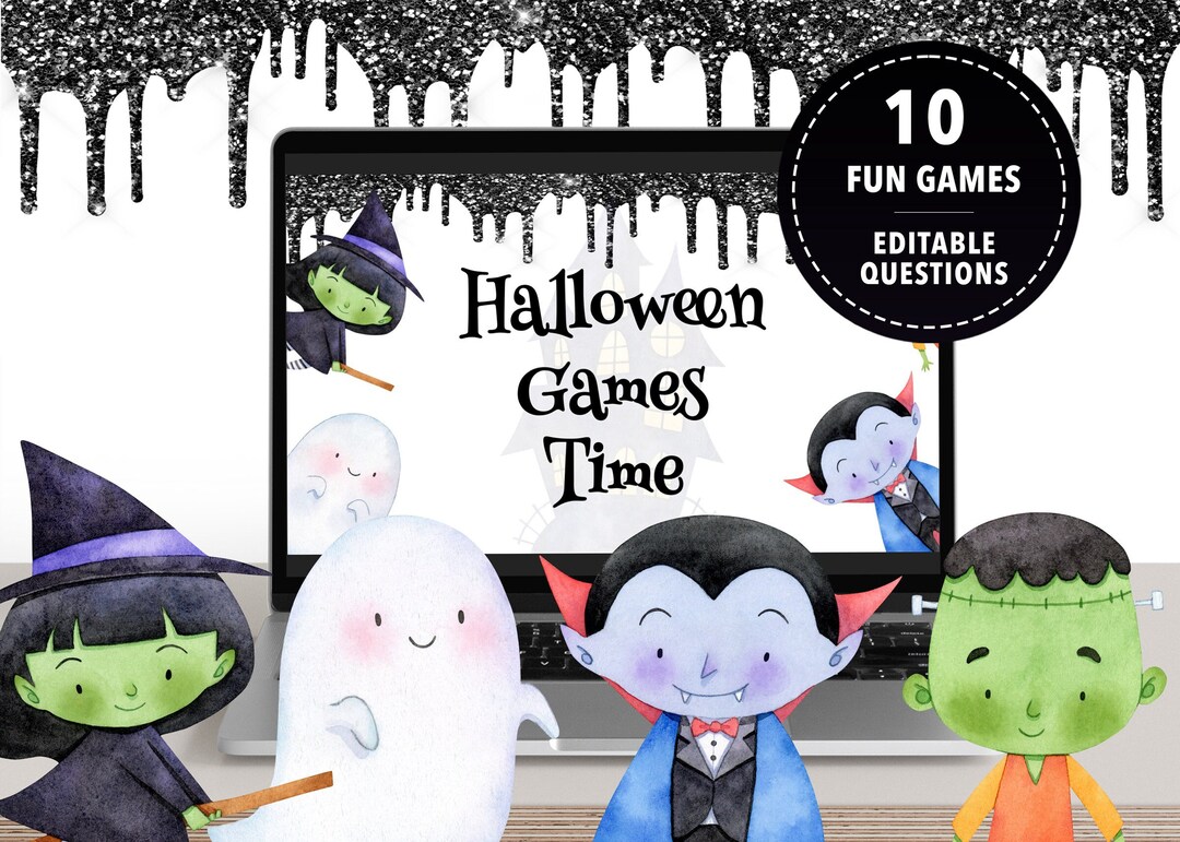 Halloween Powerpoint Game, Virtual Halloween Games, Halloween Classroom ...