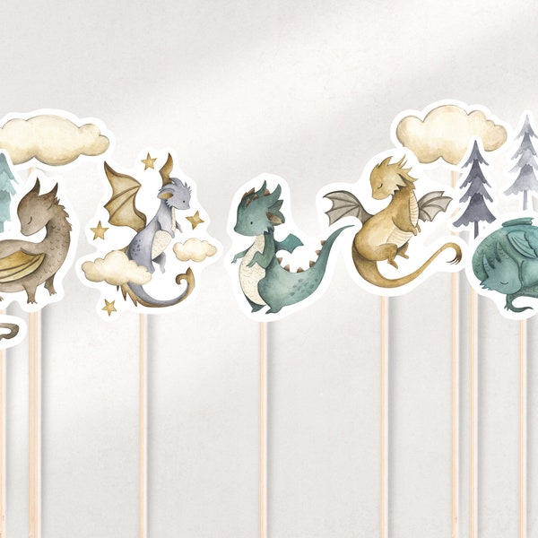 Dragon Cake Topper - Etsy