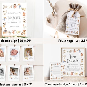 Nursery Rhyme 1st Birthday Bundle, Storybook Birthday Bundle, Nursery ...