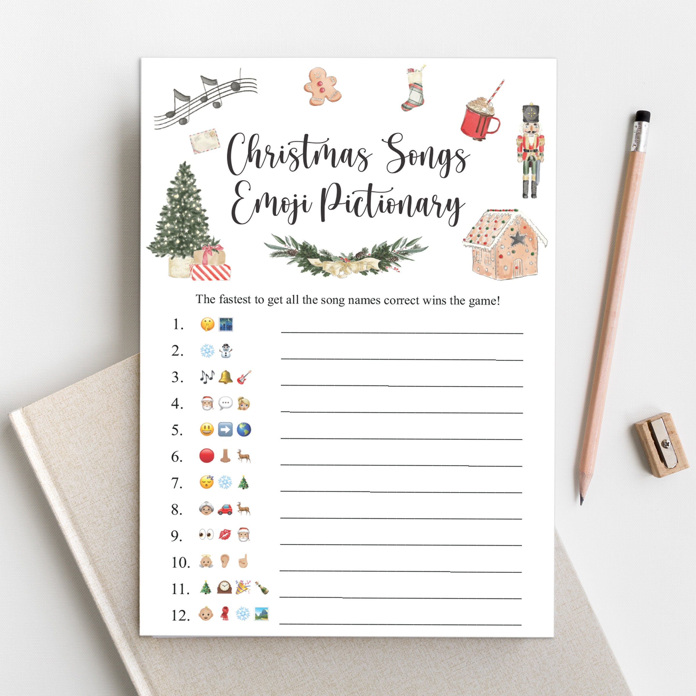 12 Christmas Games Bundle Christmas Games Family Christmas | Etsy