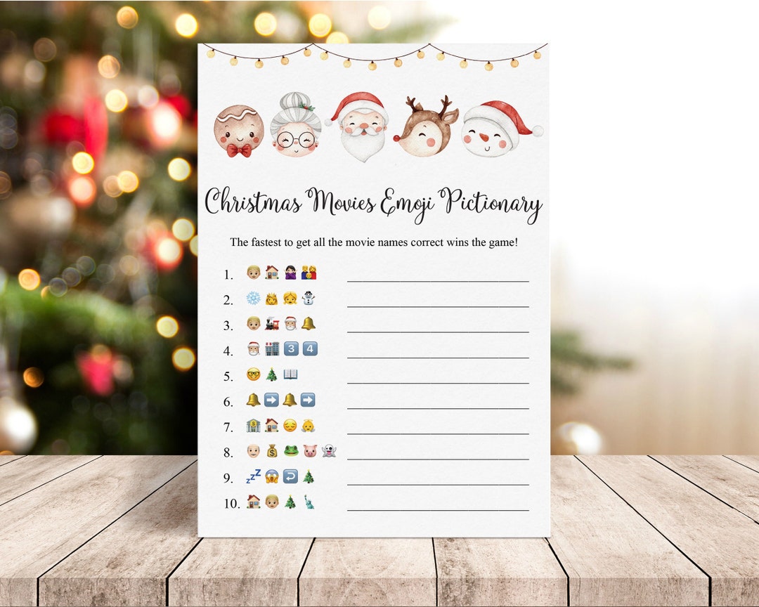 Christmas Emoji Game, Guess the Christmas Movies, Christmas Games ...