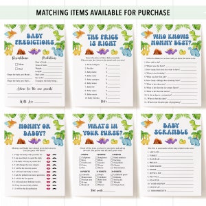 14 Dinosaur Baby Shower Games, Dino Baby Shower Games, Dinosaur Baby ...